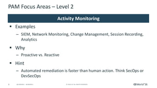 Tech Talk: Privileged Account Management Maturity Model | PDF