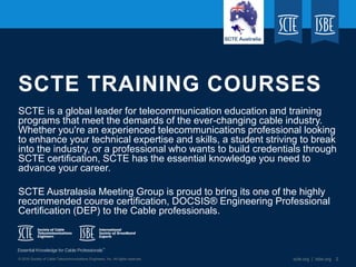 DOCSIS Engineering Professional (DEP) Certification | PPT