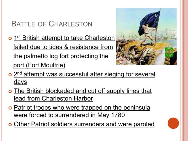 Sc & the battles of the revolutionary war | PPT