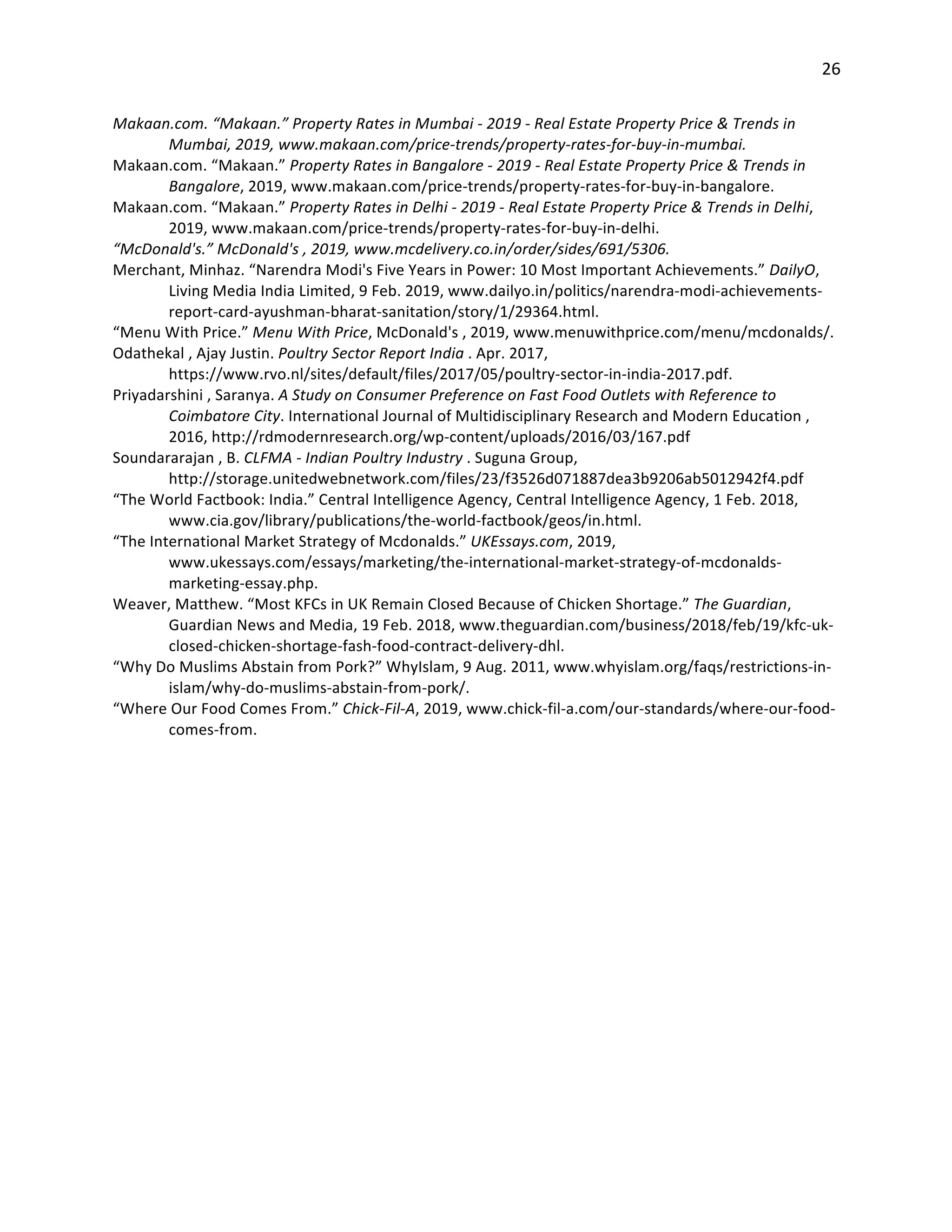 Internationalization Strategy for Chick-fil-A Entering India | PDF