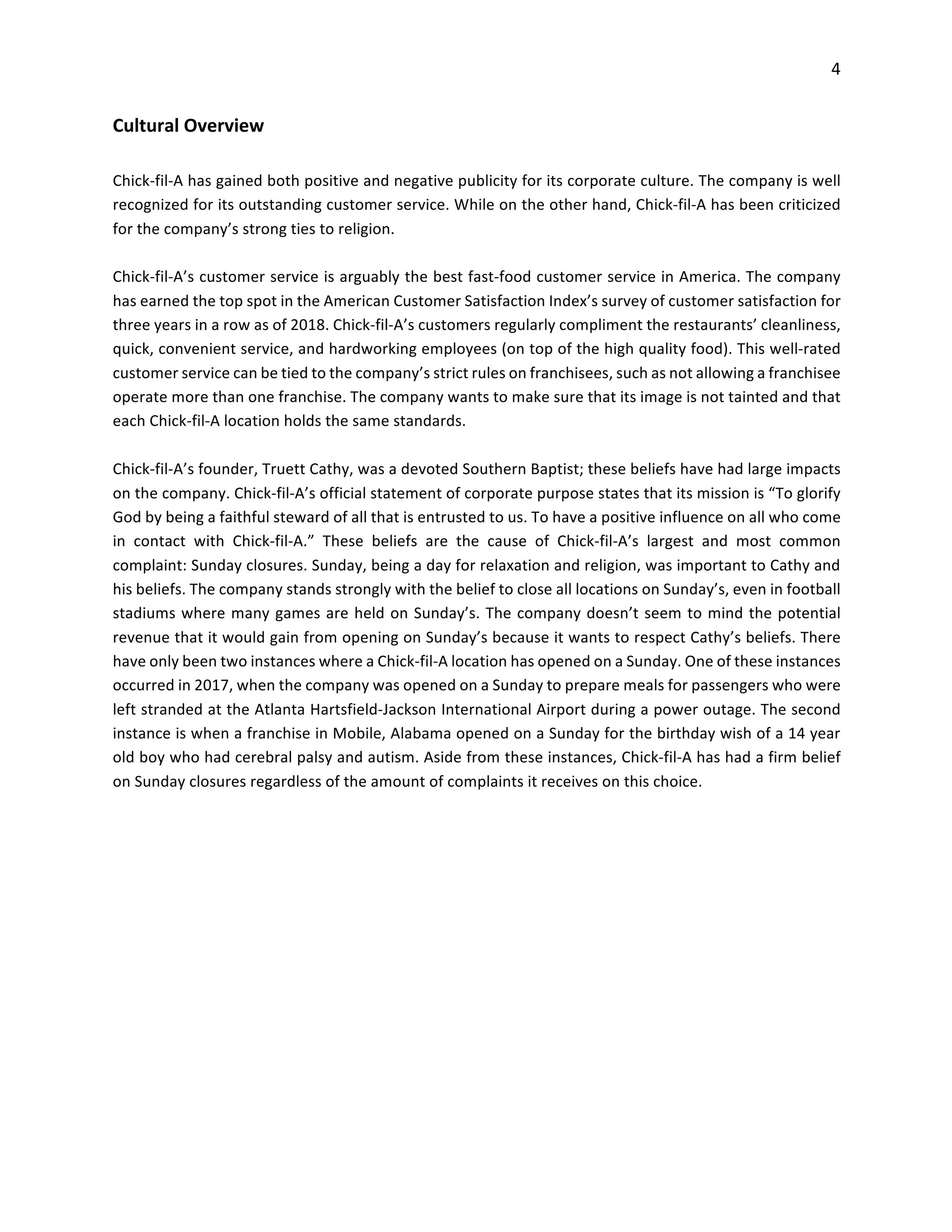 Internationalization Strategy for Chick-fil-A Entering India | PDF