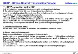 Overview of SCTP (Stream Control Transmission Protocol) | PDF