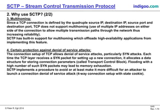 Overview of SCTP (Stream Control Transmission Protocol) | PDF