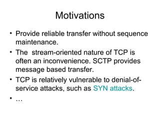 SCTP introduction | PPT