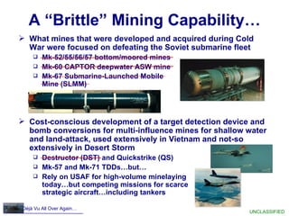 "The Most Ubiquitous Threat" at Sea | PPT