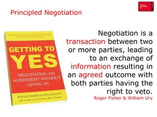 Principled Negotiation | PPTX | Family and Relationships