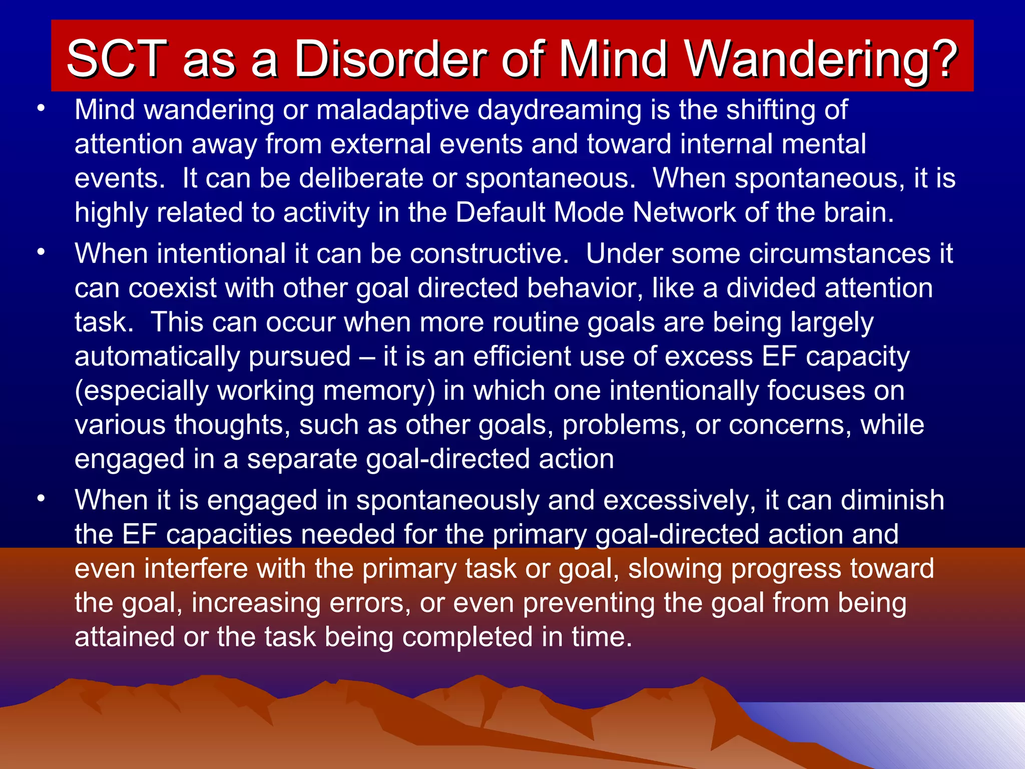 hThe Second Attention Disorder - Sluggish Cognitive Tempo vs. ADHD ...