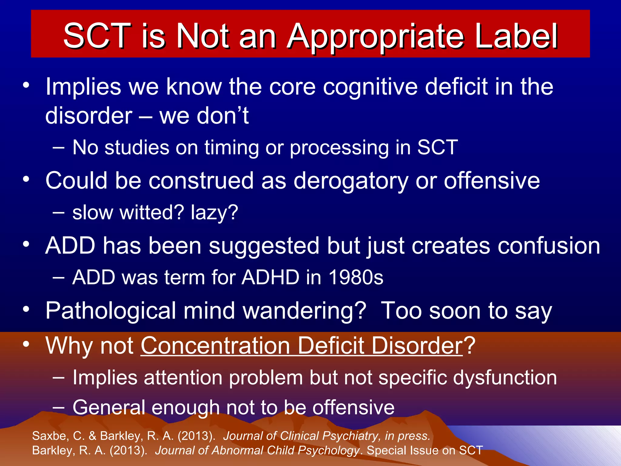 hThe Second Attention Disorder - Sluggish Cognitive Tempo vs. ADHD ...