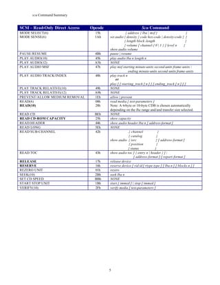 Scu scsi-summary | PDF