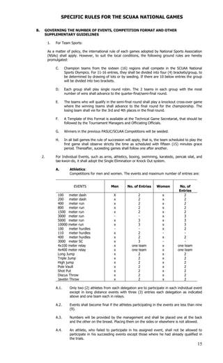 Scuaa guidelines manual of operation (as of august 11, 2015) | PDF