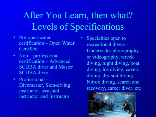 Scuba diving presentation | PPT | Scuba Diving | Extreme Sports