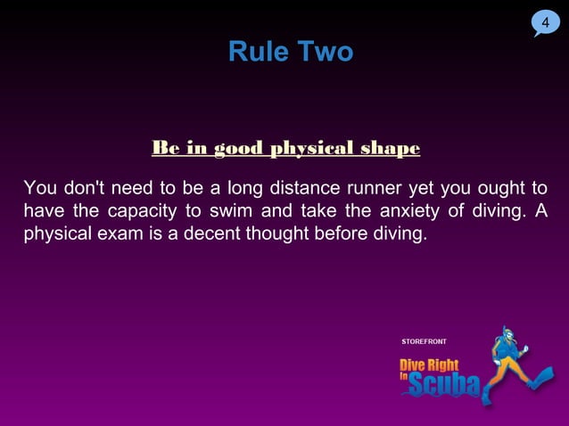 Scuba Diving Rules For a Safe Dive | PPT