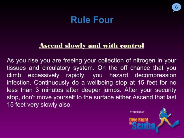 Scuba Diving Rules For a Safe Dive | PPT