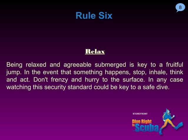 Scuba Diving Rules For a Safe Dive | PPT