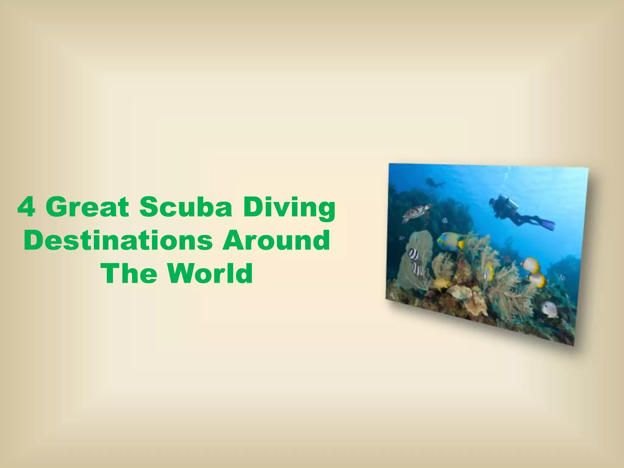 Scuba great destinations | PPT