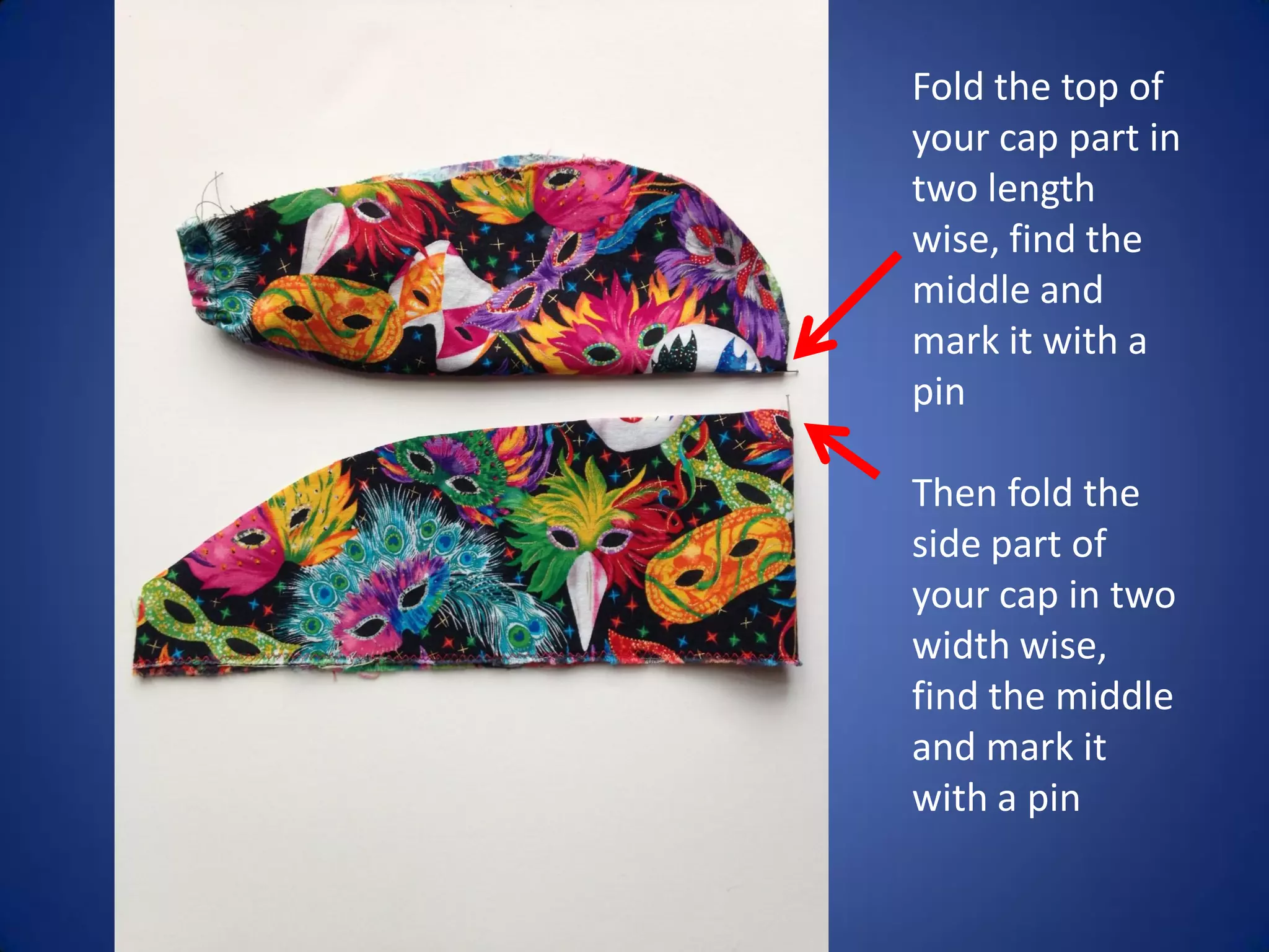 Scrub Caps Printable Pattern and How To DIY Tutorial (version 2 ...