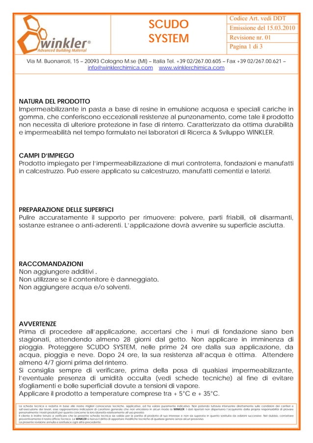 Scudosystem | PDF | Indoor Environmental Quality | Home & Garden