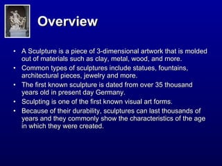 Art Through The Ages (Sculptures) | PPT