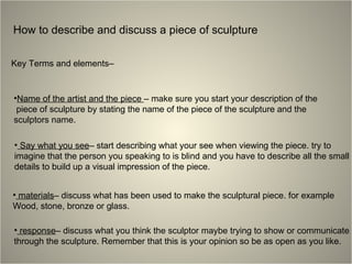 sculpture continued | PPT