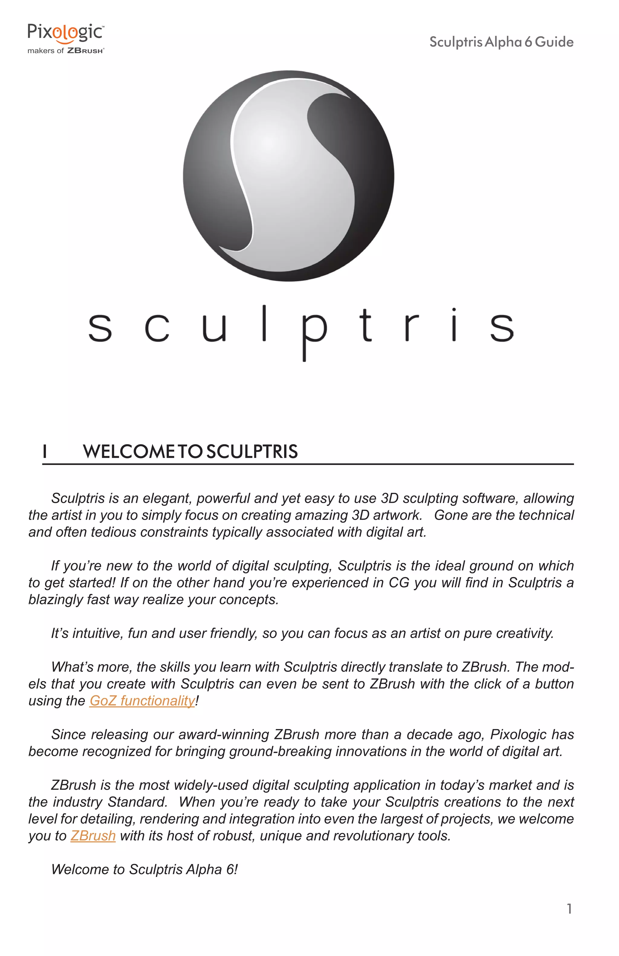 Sculptris alpha6 documentation | PDF