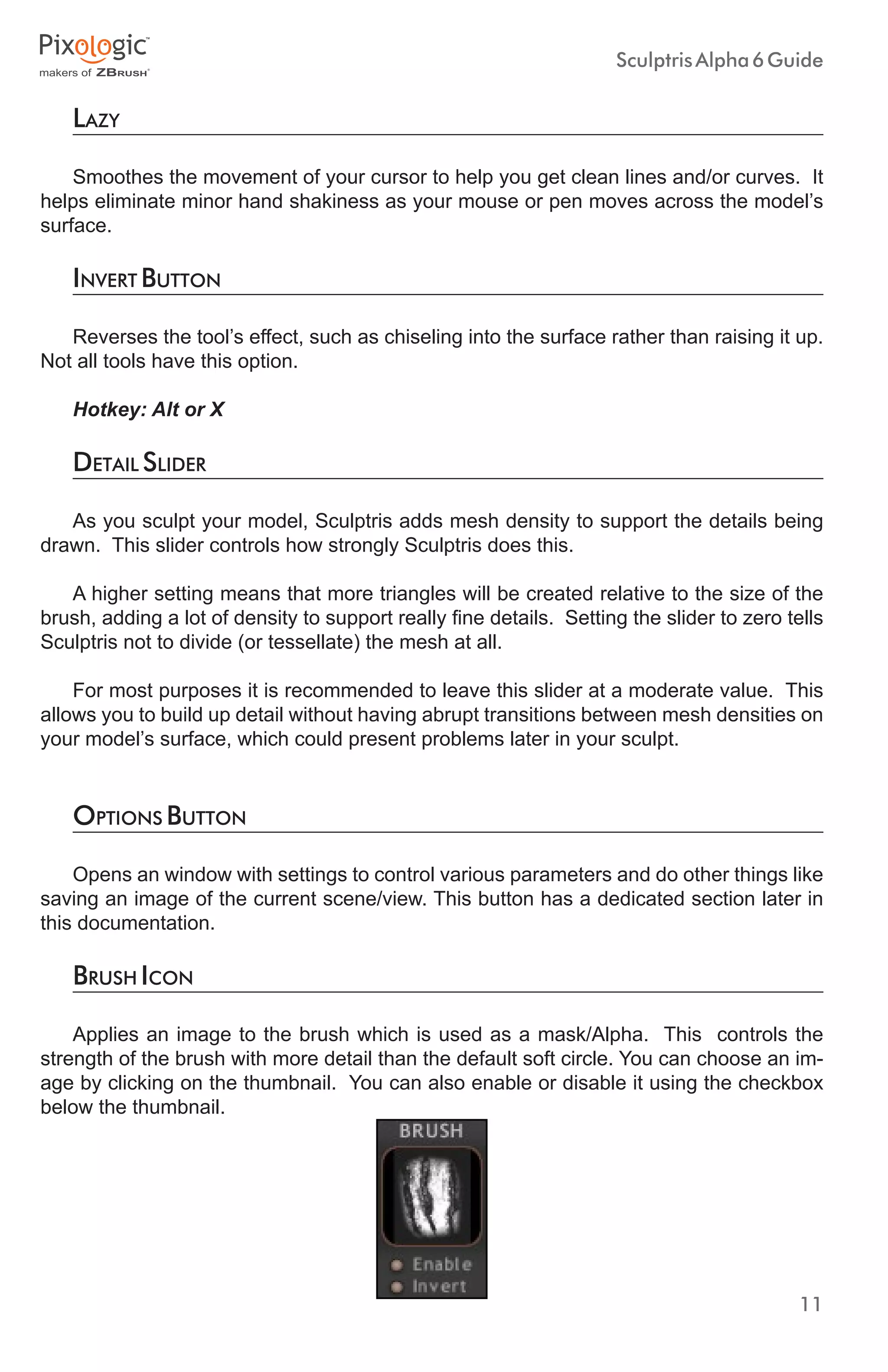 Sculptris alpha6 documentation | PDF
