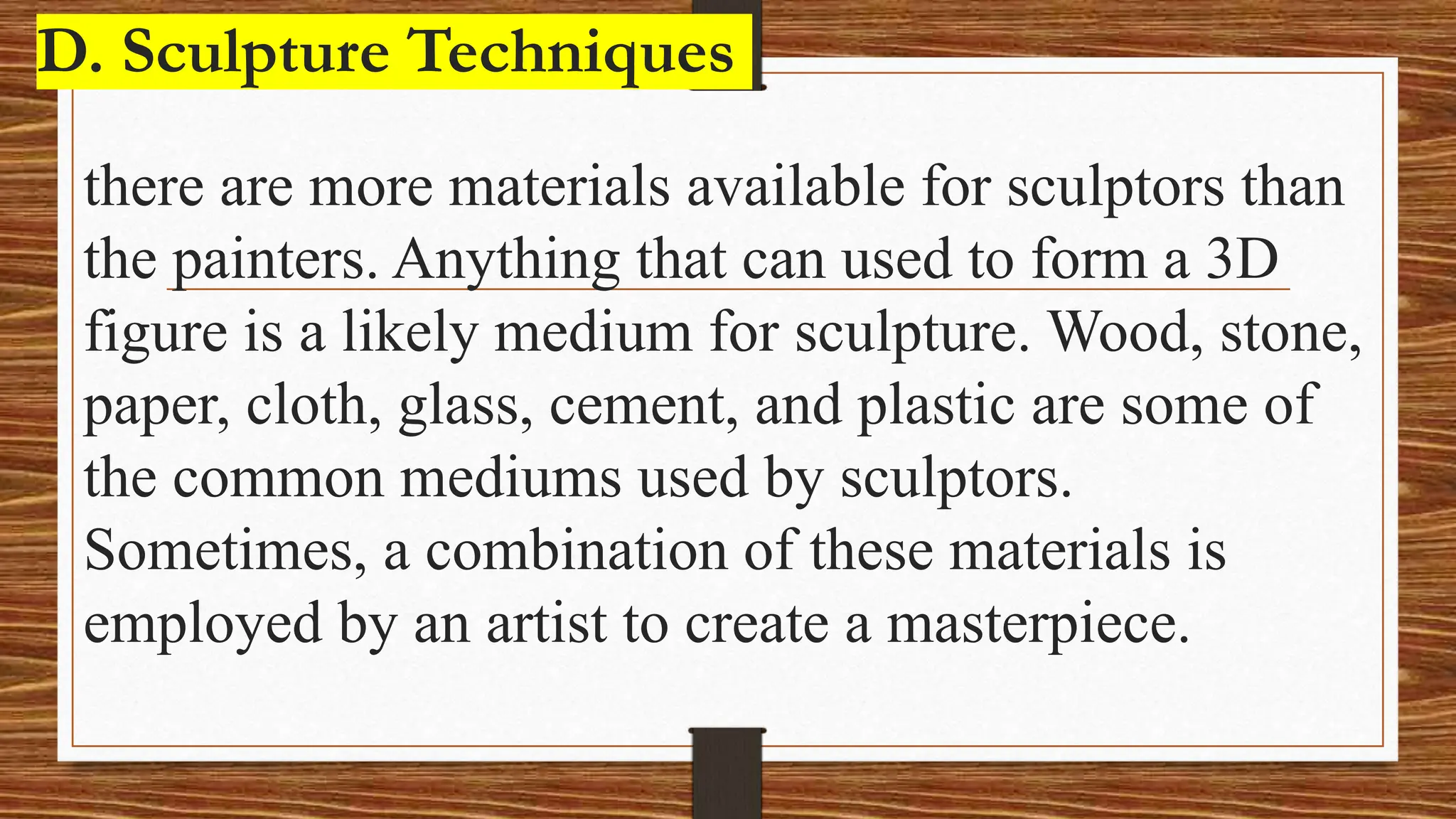 Art Appreciation Lesson for SCULPTURE.pptx