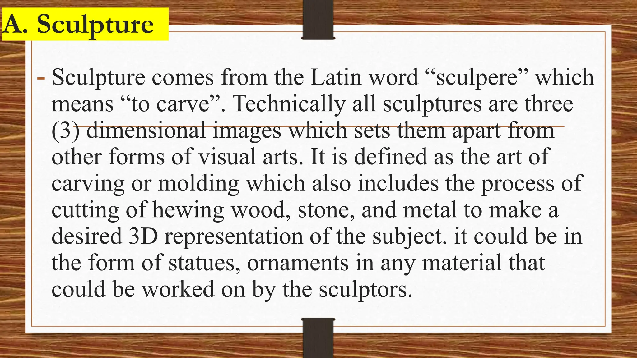 Art Appreciation Lesson for SCULPTURE.pptx