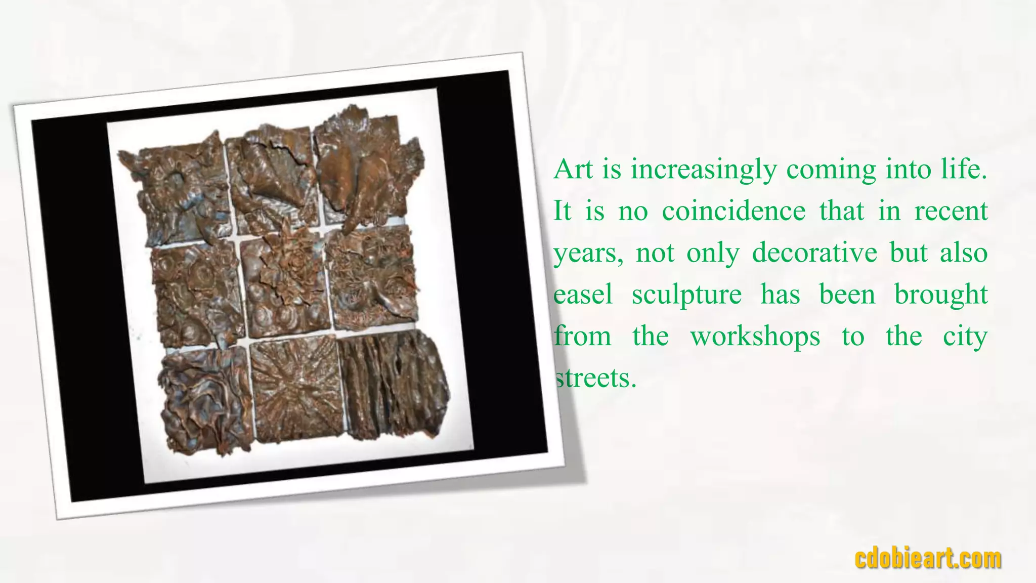 Sculpture Art Influences People's Psychology! | PPTX