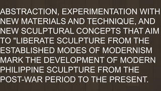 Sculpture in the Philippine during Modern Period | PDF