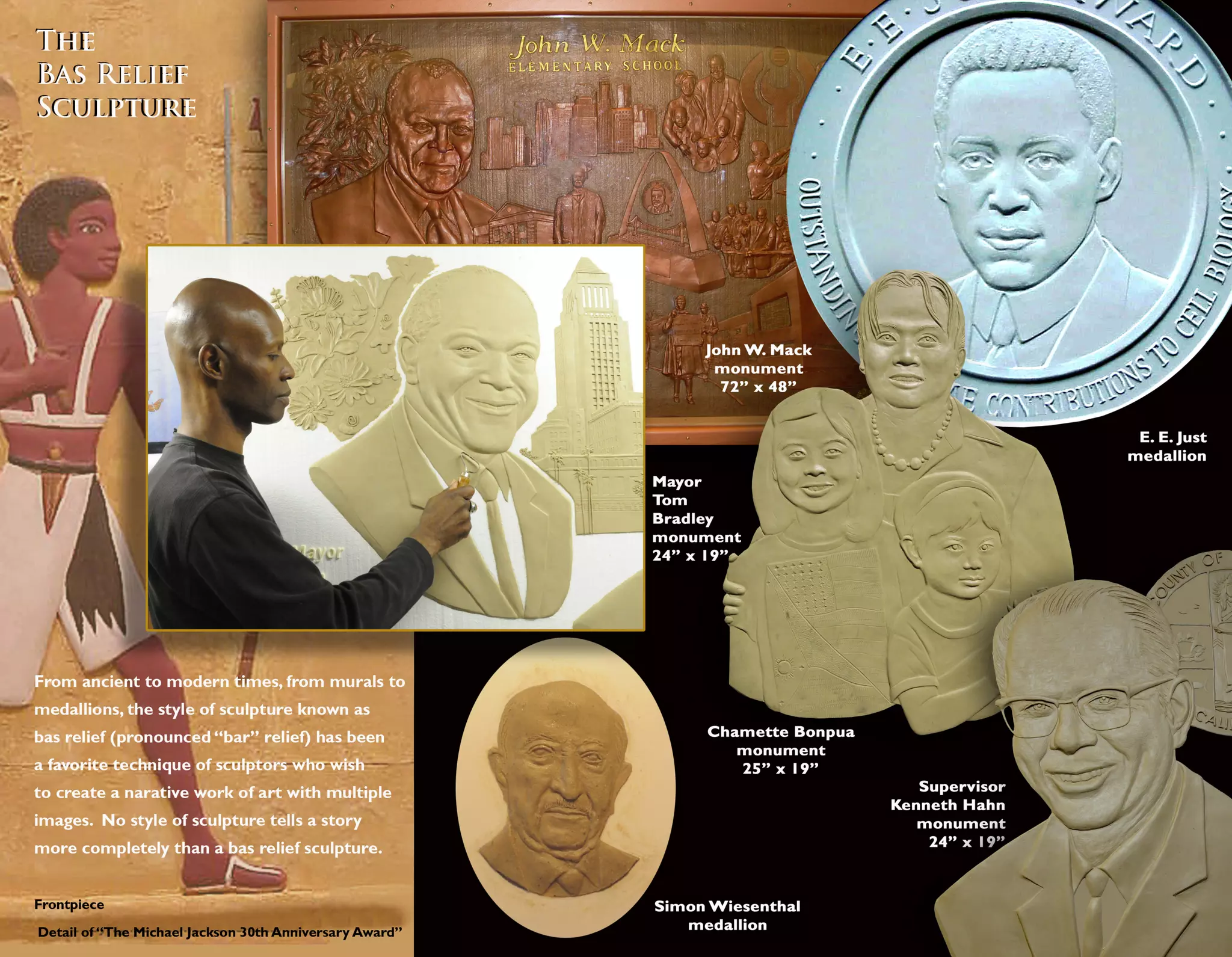 Sculptures in bas relief by Nijel Binns | PDF
