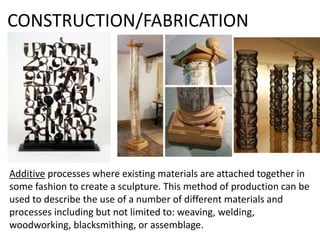 Sculpture: Types and Means of Production | PPTX