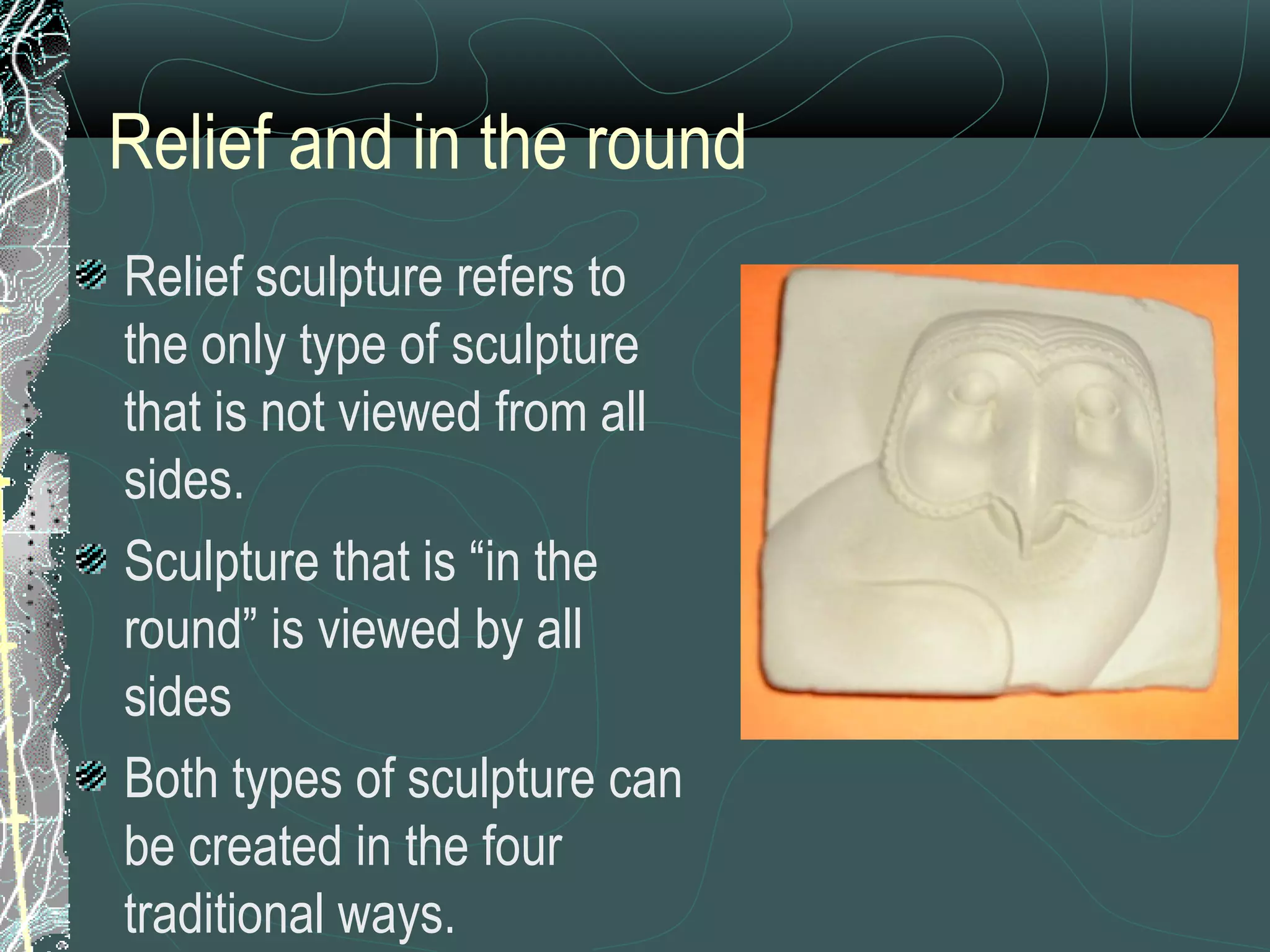 Sculpture vocabulary | PPT