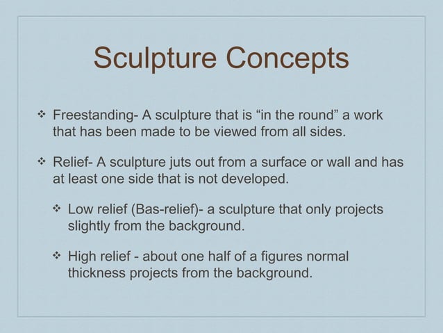 Introduction to Sculpture | PPT