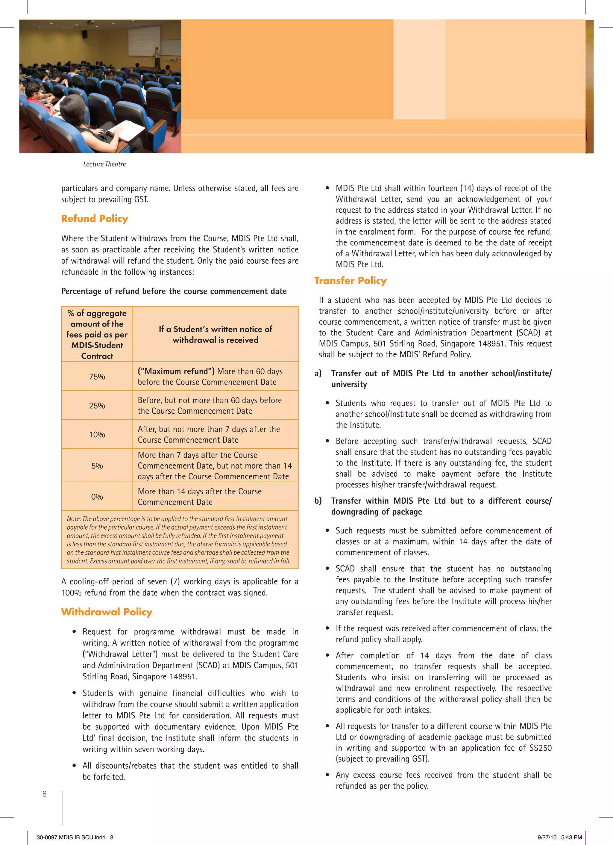 Master of Tourism @MDIS Singapore www.mdis.edu.sg