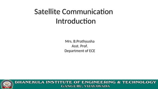 SC Unit-I.ppt satellite communication intro | PPT