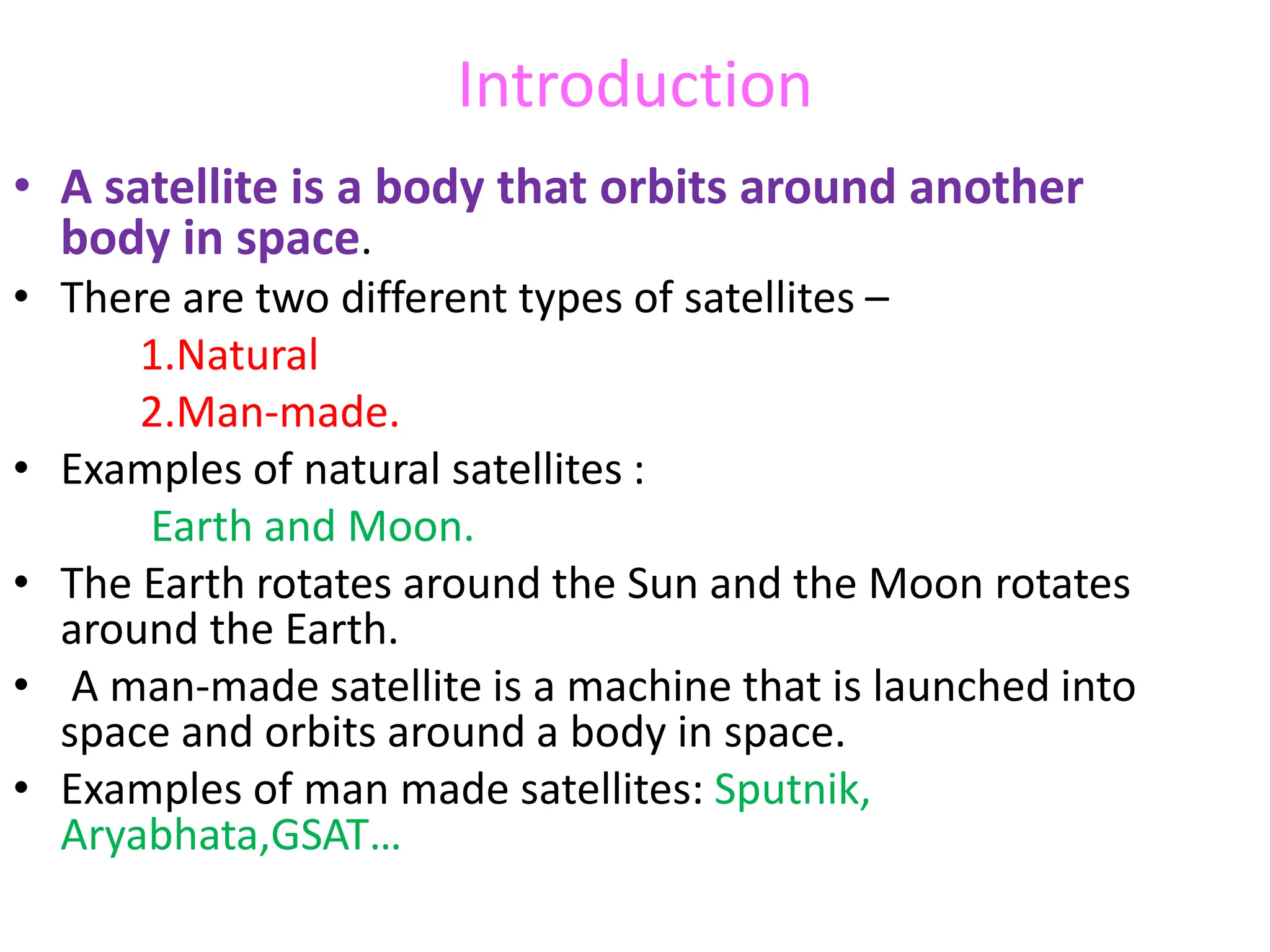CEC 352 - SATELLITE COMMUNICATION UNIT 1 | PPTX