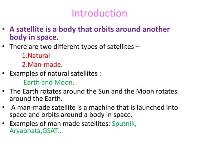 CEC 352 - SATELLITE COMMUNICATION UNIT 1 | PPTX | Geography | Science