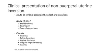 Non-Pueperal Uterine Prolapse | PPT