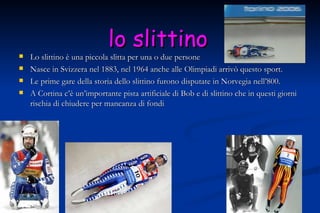 sport a Cortina | PPT