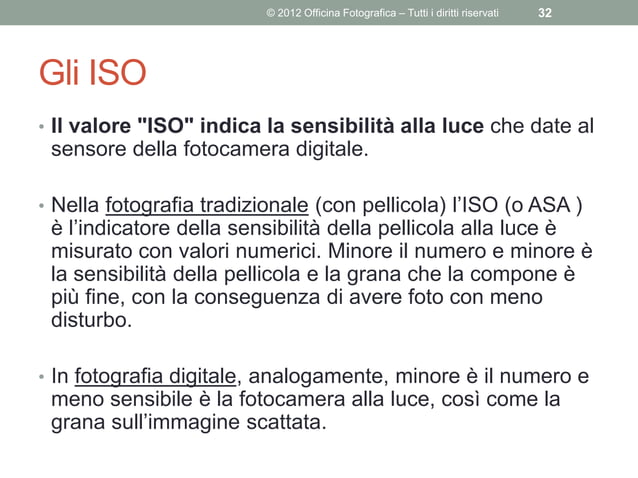 Scuola di fotografia - Lezione 1: Tempi, diaframmi, ISO ed esposizione ...