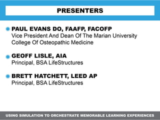 Using Simulation to Orchestrate Memorable Learning Experiences | PDF ...