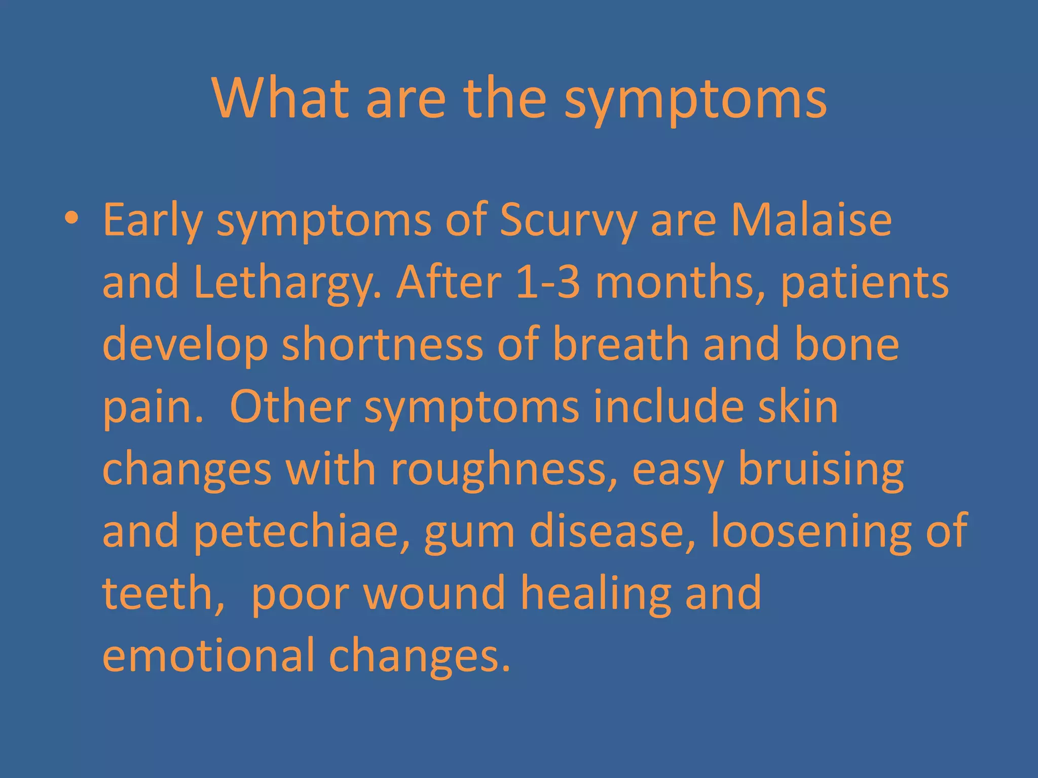 Scurvy | PPTX