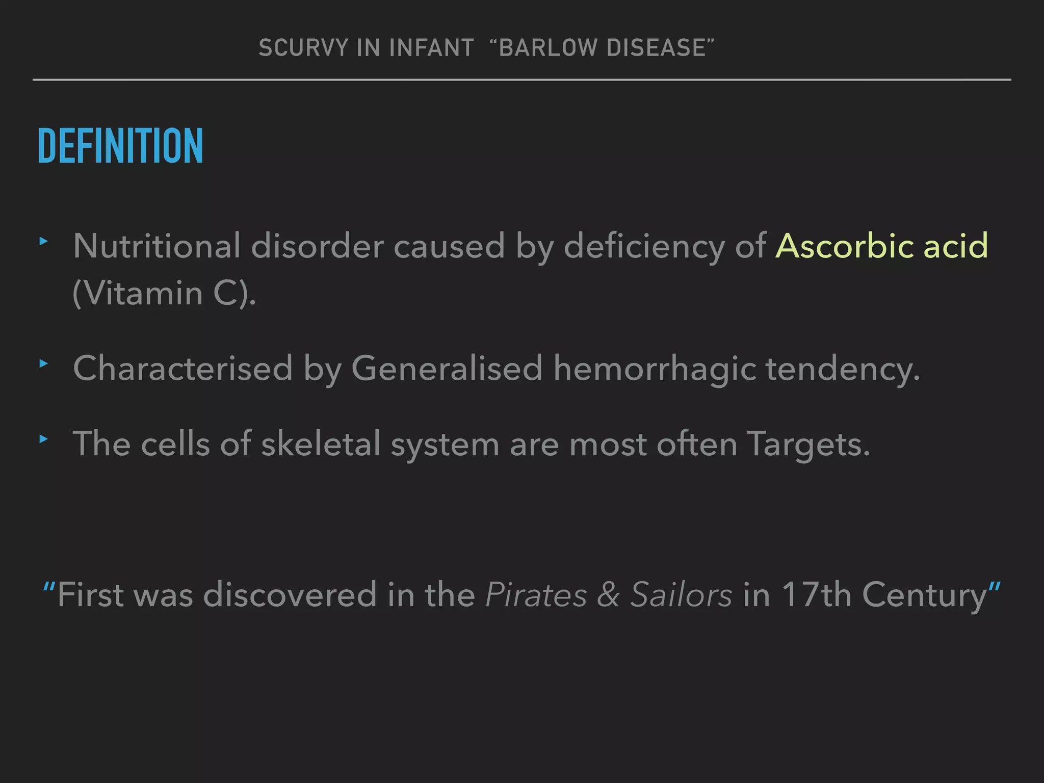 Scurvy | PDF | Blood Disorders | Diseases and Conditions