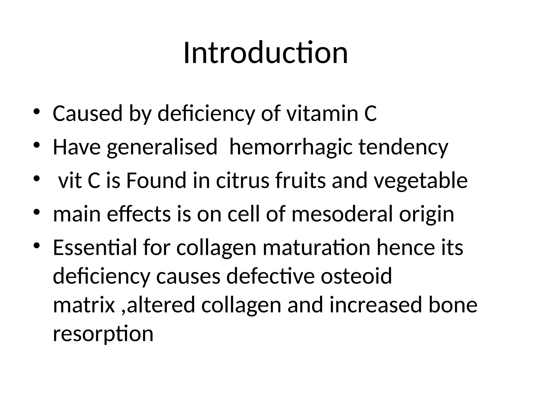 Disease caused by vitamin c Scurvy.pptx