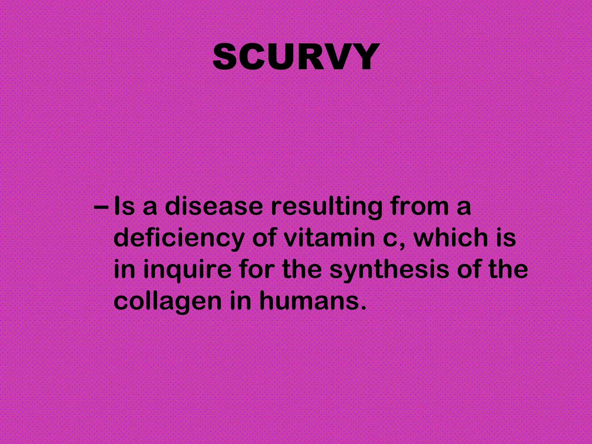 Scurvy2 | PPT