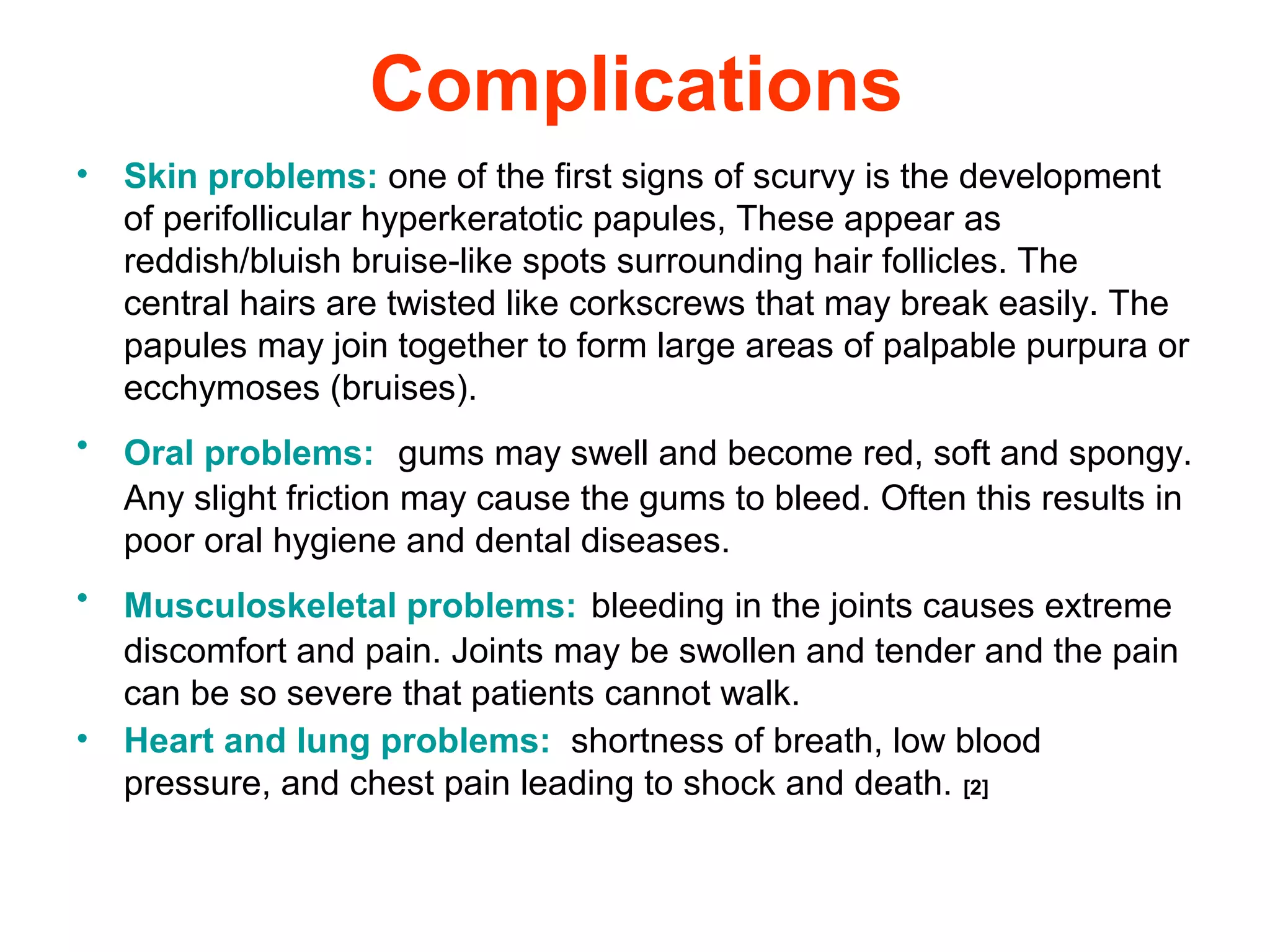 Scurvy Disease | PPT