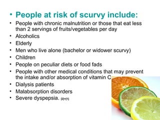 Scurvy Disease | PPT