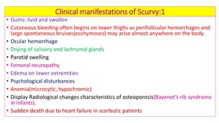 Scurvy (deficiency of vitamin C) | PDF