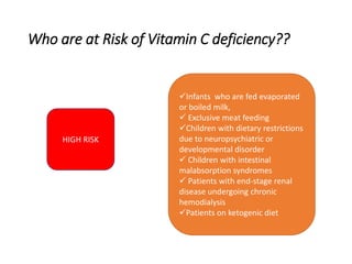 Scurvy in children | PPTX