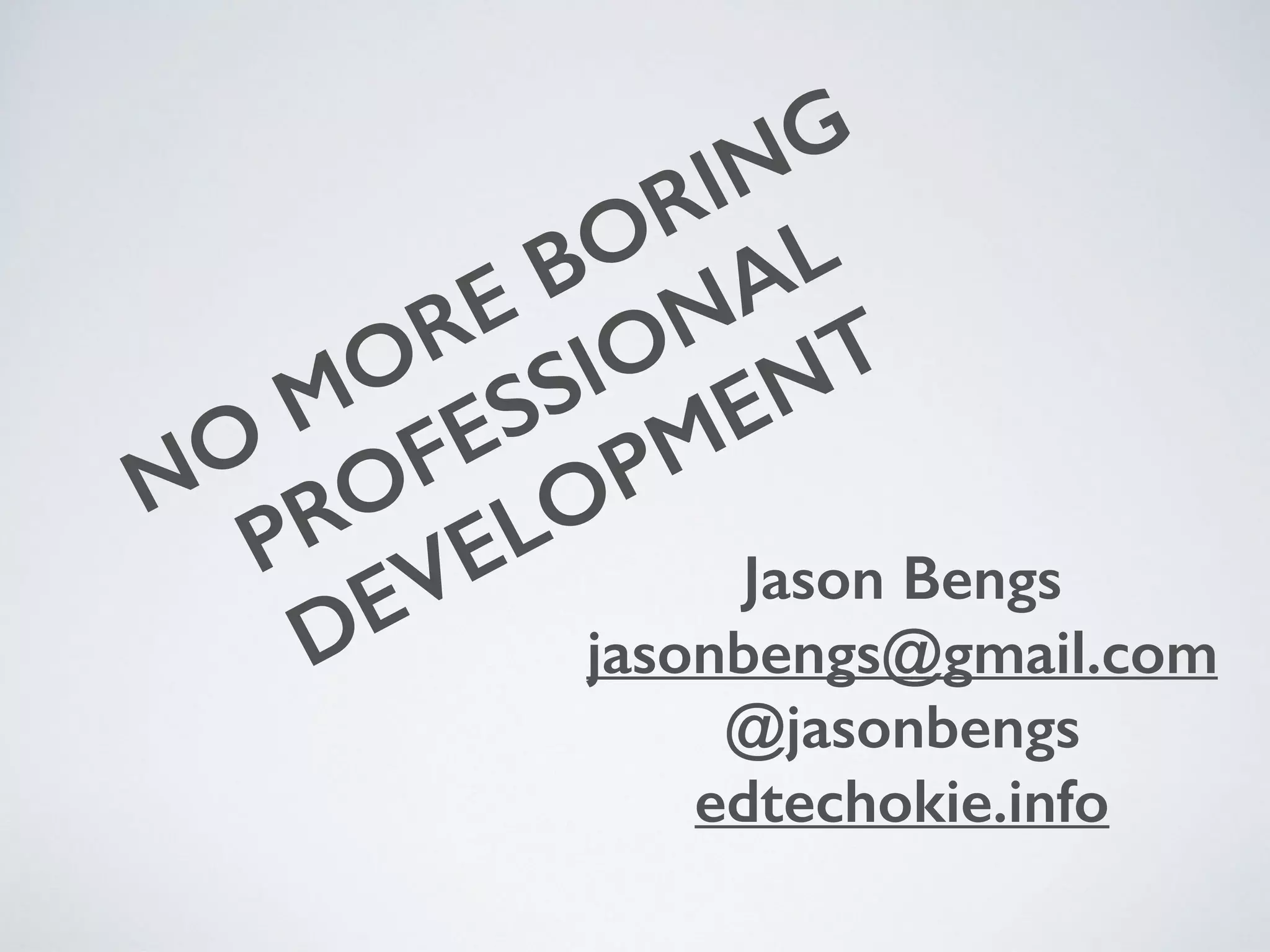 No more boring pd | PDF